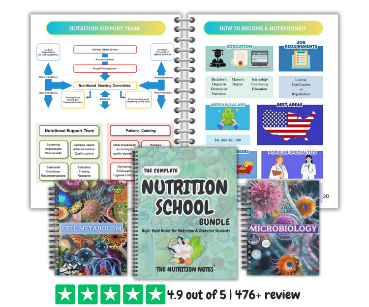 Visual Nutrition Notes for Exam Success | The Nutrition Notes